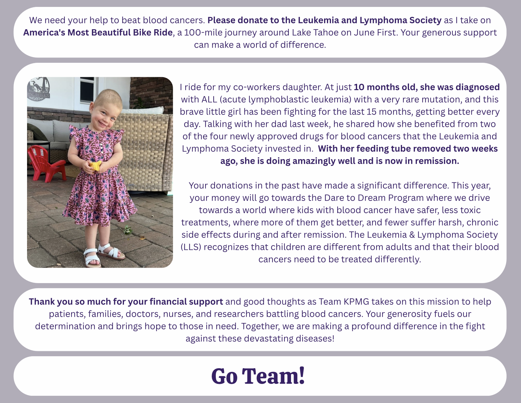 Taking On America’s Most Beautiful Bike Ride to Fight Blood Cancer